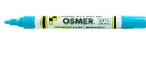 Pen Steel Paint Marking Light Blue